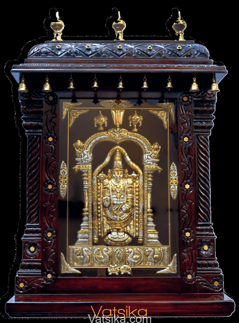 Customised - Handcrafted Pure Silver photo frames for Pooja room